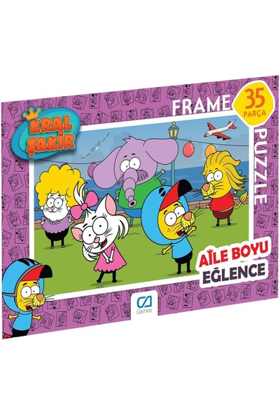 Ca Games Ca 5049-5050 Kral Şakir Frame Puzzle 35 Parça-Ca Games Ca Games Ca 5049-5050 Kral Şakir Frame Puzzle 35 Parça-Ca Games