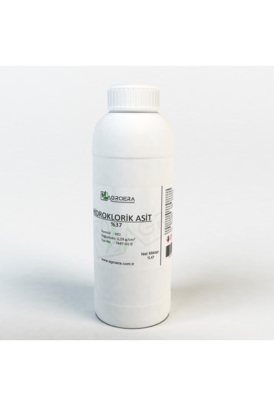 Agroera Hidroklorik Asit %37 1 Litre Agroera Hidroklorik Asit %37 1 Litre