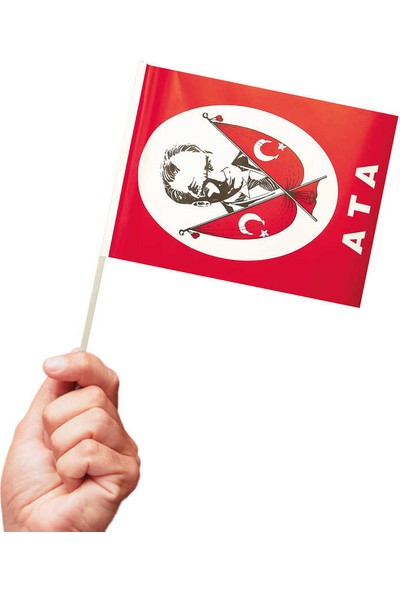 Parti Sürprizi Ata Çıtalı Bayrak 10 Adet Parti Sürprizi Ata Çıtalı Bayrak 10 Adet