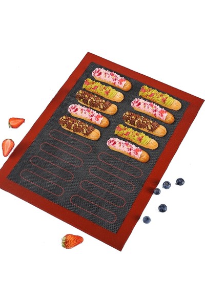 Workasist Çift Taraflı Delikli Makaron ve Ekler Pişirme Matı Silpatı 30 x 40 cm Workasist Çift Taraflı Delikli Makaron ve Ekler Pişirme Matı Silpatı 30 x 40 cm