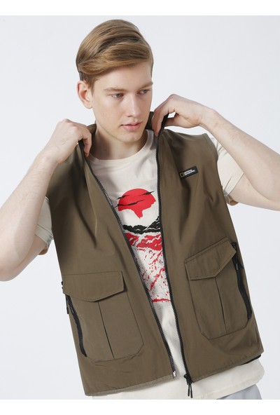 National Geographic Yelek 2xl Haki National Geographic Yelek 2xl Haki