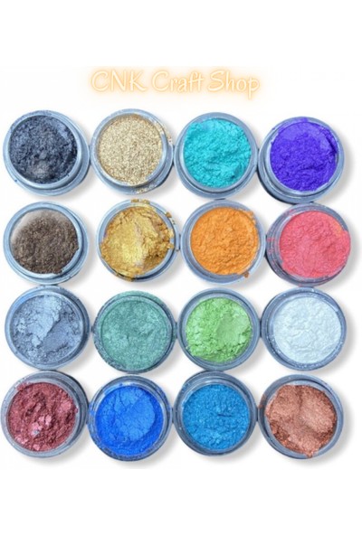 Epoksi Kalıpları Epoksi Reçine 16LI Mini Sedef Toz Pigment Boya Seti 16X10ML Cnk Craft Shop Epoksi Kalıpları Epoksi Reçine 16LI Mini Sedef Toz Pigment Boya Seti 16X10ML Cnk Craft Shop