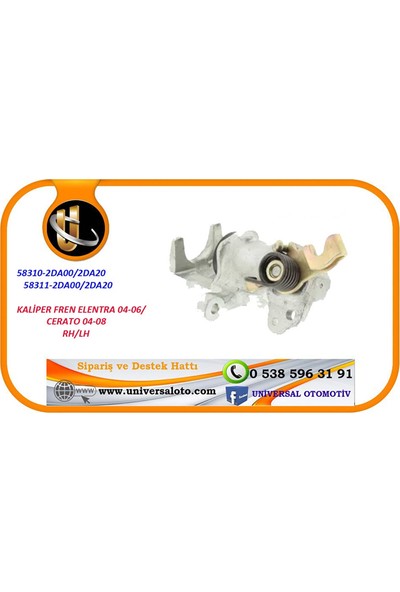 Itaqi Kaliper Fren Elentra 04-05/cerato 04-08 Arka Lh