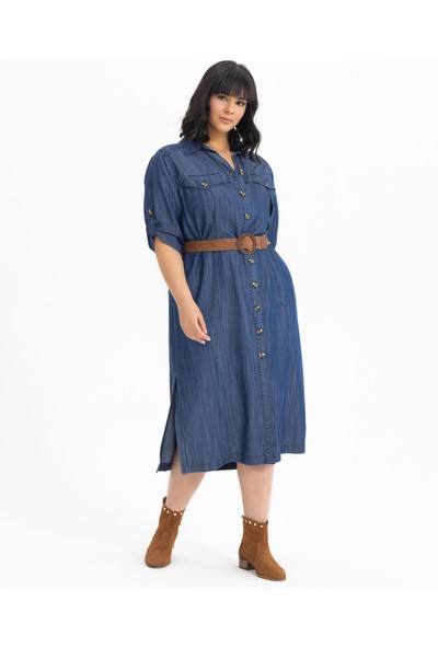 Gala-Xi Indigo Kadın Elbise 2212501013