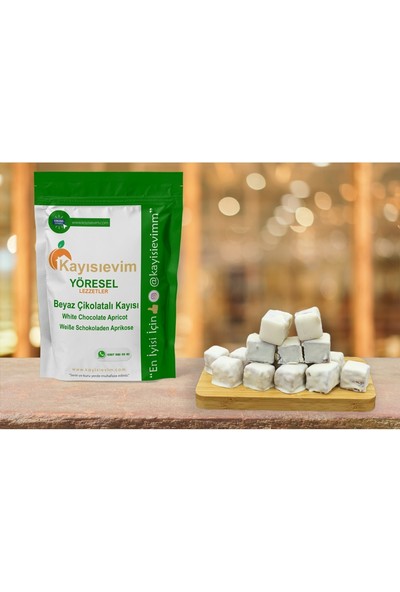 Kayısıevim Beyaz Çikolatalı Kayısı 1 kg
