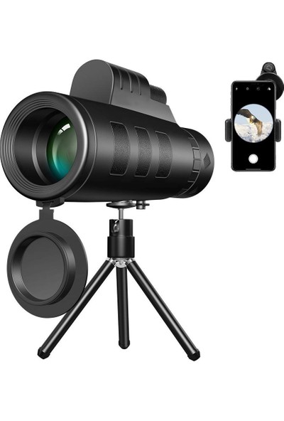 Telescope 40X60 Tek Gözlü - Cep Telefonu Aparatlı Dürbün