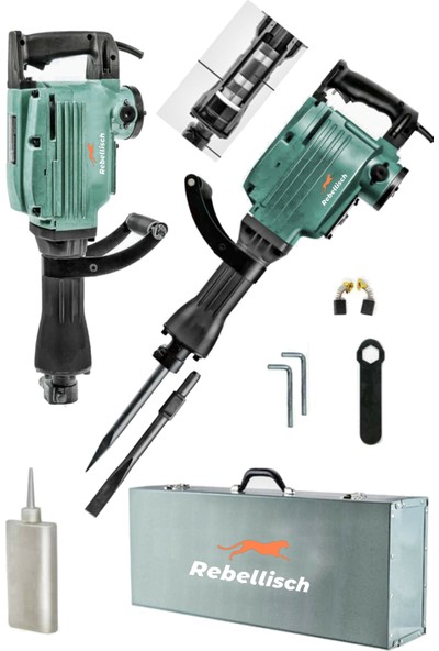 Rebellisch Germany Master Machine Series 16 kg 5800W Profesyonel 65MM Büyük Tip Kırıcı Delici Rebellisch Germany Master Machine Series 16 kg 5800W Profesyonel 65MM Büyük Tip Kırıcı Delici