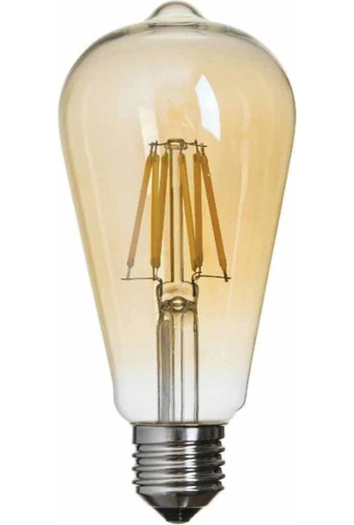 K2 Global K2 KES615 8W E27 2700K Günışığı Flamanlı Rustik LED Ampul K2 Global K2 KES615 8W E27 2700K Günışığı Flamanlı Rustik LED Ampul