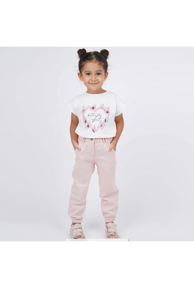 P-003384 (Bes 3940) Kız Pantolon 2-6 Yaş