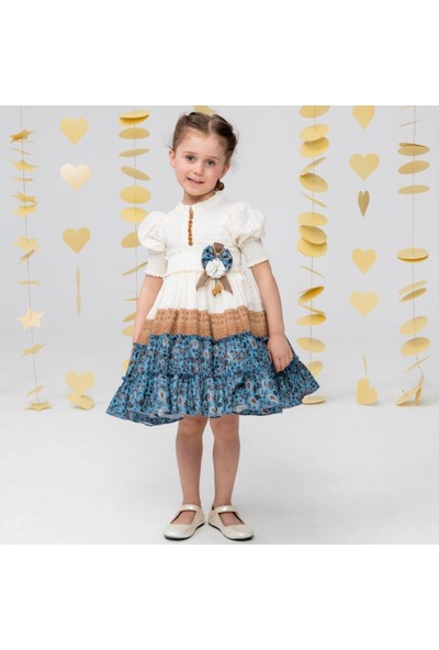 P-003761 (Be 2601) Kız Elbıse 3-7 Yaş P-003761 (Be 2601) Kız Elbıse 3-7 Yaş