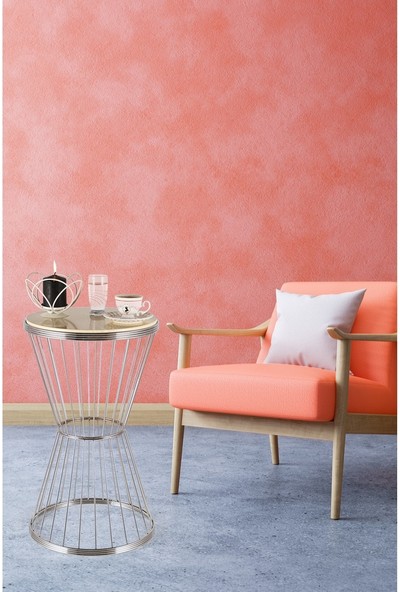 Aytuğ Krom Kaplamalı Akça Sehpa