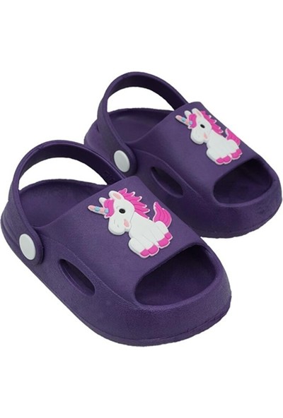 Kaydırmaz Tabanlı Çocuk Terlik Sandalet