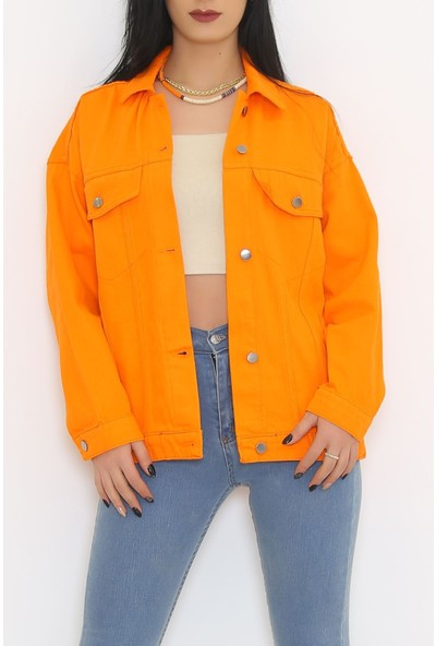 Oversize Kot Ceket Turuncu Oversize Kot Ceket Turuncu