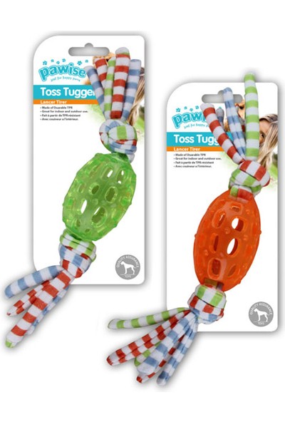 Pawise Toss Tugger Köpek Rugby Toplu Çekiştirme Oyuncağı 28 cm Pawise Toss Tugger Köpek Rugby Toplu Çekiştirme Oyuncağı 28 cm