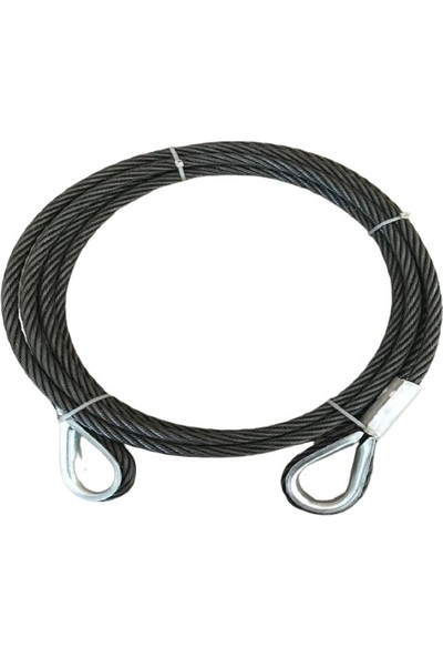 Lidersan Çelik 12 mm Kalınlıkta 7 Metre Çift Taraf Halkalı 12 Tona Kadar Çekebilen Çelik Çekme Halatı Lidersan Çelik 12 mm Kalınlıkta 7 Metre Çift Taraf Halkalı 12 Tona Kadar Çekebilen Çelik Çekme Halatı