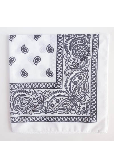 Pamuk Etnik Desen Bandana