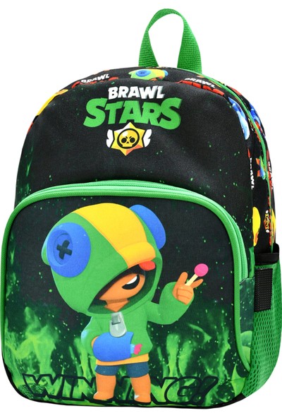 Nuya Accessory Brawl Stars Leon Karakterli Anaokul Kreş Sırt Çantası