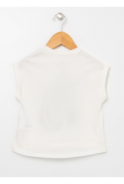 Limon T-Shirt, 13-14 Yaş, Ekru