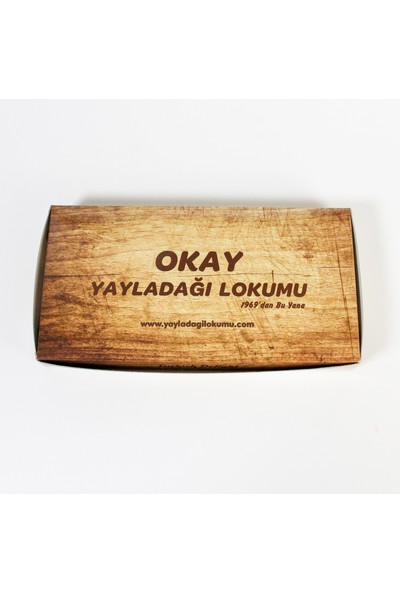 Okay Yayladağı Lokumu Cevizli Lokum 1kg