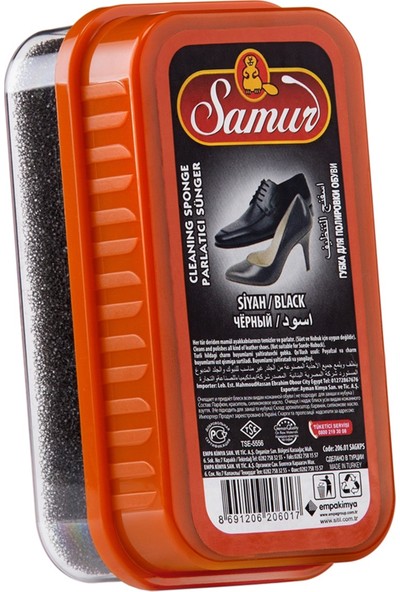 Samur Parlatıcı Sünger Samur Parlatıcı Sünger