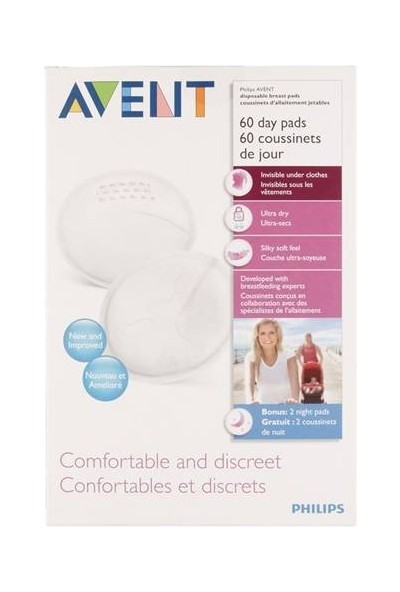 Philips Avent Avent Tek Kullanımlık Göğüs Pedi 60'lı