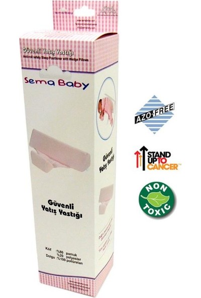 Sema Baby Güvenli Yan Yatış Yastığı - Beyaz