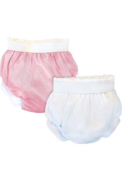 Sema Baby 2'li Lüks Alıştırma Külodu 16-22 kg - Beyaz/pembe Sema Baby 2'li Lüks Alıştırma Külodu 16-22 kg - Beyaz/pembe