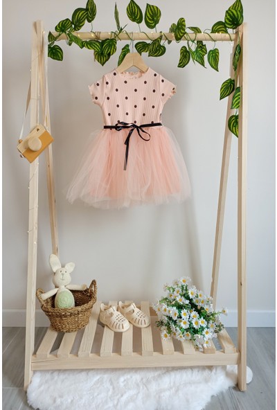 Bambam Puantiyeli Tül Elbise Bambam Puantiyeli Tül Elbise