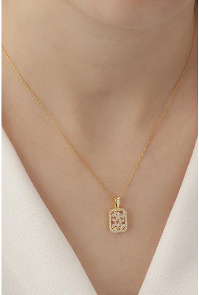 Yüzük Ustası Baget Model Gümüş Kolye