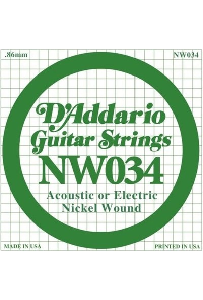 D'Addario NW034