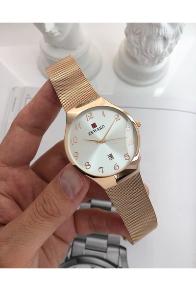 Reward Orijinal Takvimli Çelik Su Geçirmez Erkek Saati