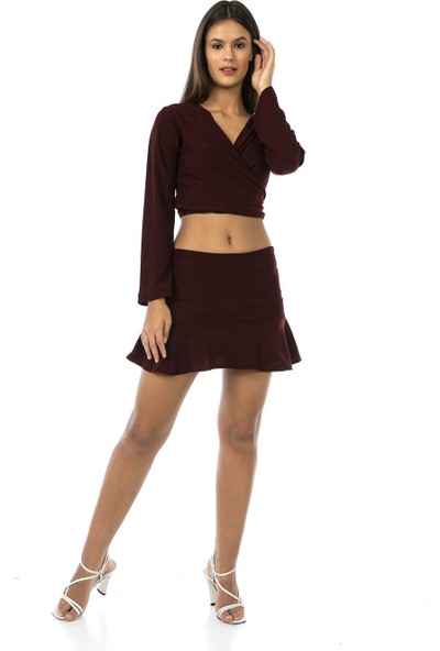 Camenta Kadın Volanlı Mini Etek Camenta Kadın Volanlı Mini Etek