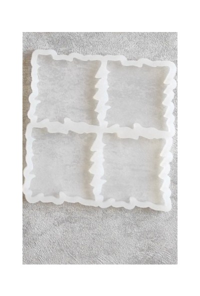 Shesel Epoksi Silikon Kalıp Kare Magnet Epoksi Silikon Kalıbı