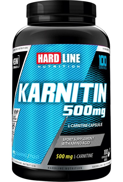 Hardline L-Carnitine 100 Kapsül