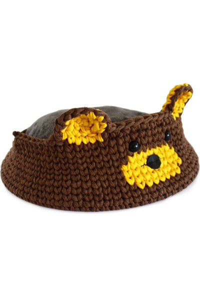 By Mac Kedi Yatağı Kahverengi