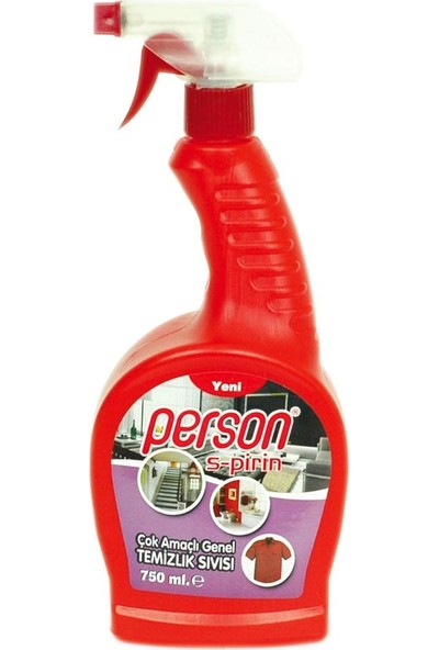 Person S-Prin Çok Amaçlı Genel Temizlik Sıvısı 750 ml Person S-Prin Çok Amaçlı Genel Temizlik Sıvısı 750 ml