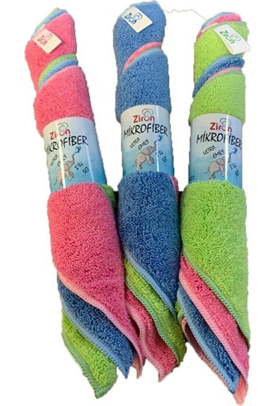 Ziron Mikro Fiber Bez 3'lü Set Çok Amaçlı Ziron Mikro Fiber Bez 3'lü Set Çok Amaçlı