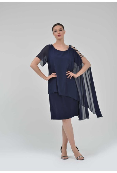 Tolga Saraçoglu ABYELB0048 Omuzu Tül Detaylı Abiye Elbise Tolga Saraçoglu ABYELB0048 Omuzu Tül Detaylı Abiye Elbise