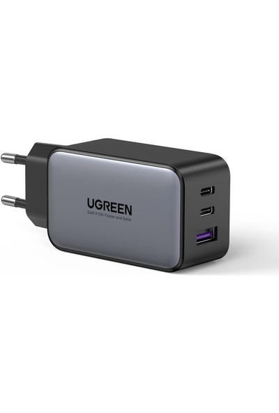 Ugreen 65W USB Type-C Qc 4.0 Pd 3.0 Ganx 3 Portlu Hızlı Şarj Cihazı