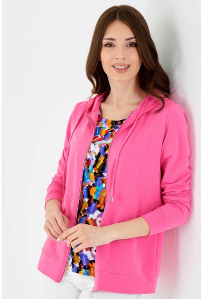 Tolga Saraçoglu 50069 Fermuarlı Kapüşonlu Sweatshirt Tolga Saraçoglu 50069 Fermuarlı Kapüşonlu Sweatshirt