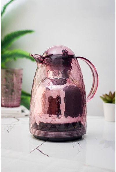 EW's Kitchenware 1 Lt Isı Yalıtımlı Çift Cam Katmanlı Çay Piknik Kamp Servis Termosu (12 Saat Sıcak Tutar ) Mürdüm EW's Kitchenware 1 Lt Isı Yalıtımlı Çift Cam Katmanlı Çay Piknik Kamp Servis Termosu (12 Saat Sıcak Tutar ) Mürdüm