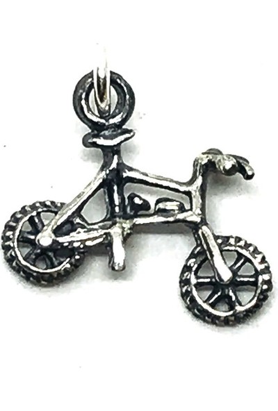 Nisa 925 Ayar Gümüş Bisiklet Kolye Ucu