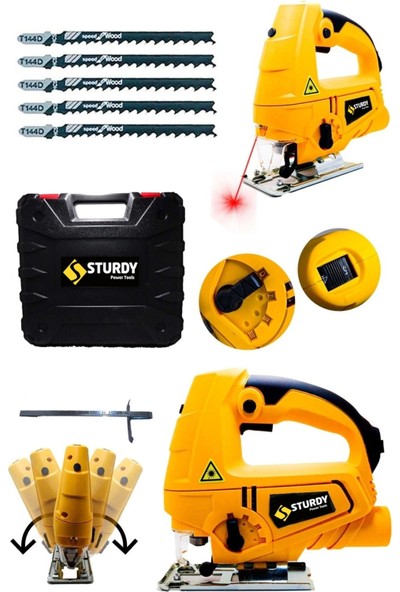 Sturdy Dekupaj Testere Qx-Technolgy 2400WATT Dc Motor Bakır Sargılı Lazerli +Devir Ayarl Sturdy Dekupaj Testere Qx-Technolgy 2400WATT Dc Motor Bakır Sargılı Lazerli +Devir Ayarl