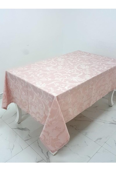 Finezza İpek Lüx Jakar Polycotton Kumaş Pudra Masa Örtüsü Dikdörtgen 160x350 cm - 1074 Finezza İpek Lüx Jakar Polycotton Kumaş Pudra Masa Örtüsü Dikdörtgen 160x350 cm - 1074