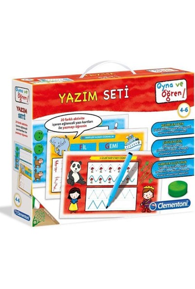 Clementoni Yazım Seti Oyna ve Öğren