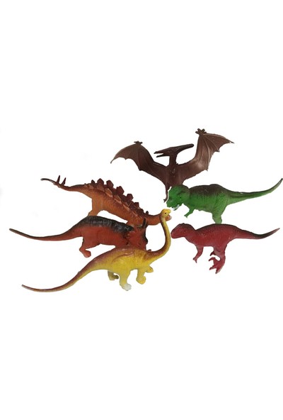Büyük Boy 6 Parçalı Dinozor Oyun Seti