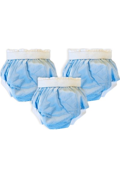 Pierre Cardin 3'lü Alıştırma Külodu 10-15KG - Mavi