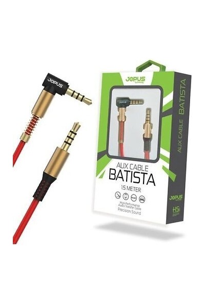 Batista Aux Cable 1,5 M 3.5 mm Bağlantı Kablosu