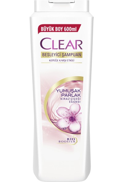Clear Kadın Şampuan 600ML x 4 Adet Yumuşak Parlak Clear Kadın Şampuan 600ML x 4 Adet Yumuşak Parlak
