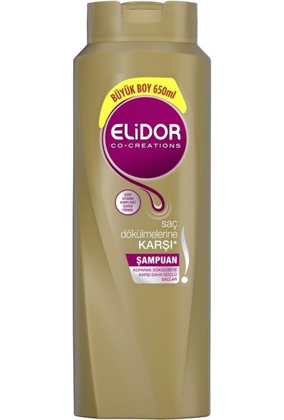 Elidor Şampuan Saç Dökülmesi 650ML x 4 Adet Elidor Şampuan Saç Dökülmesi 650ML x 4 Adet